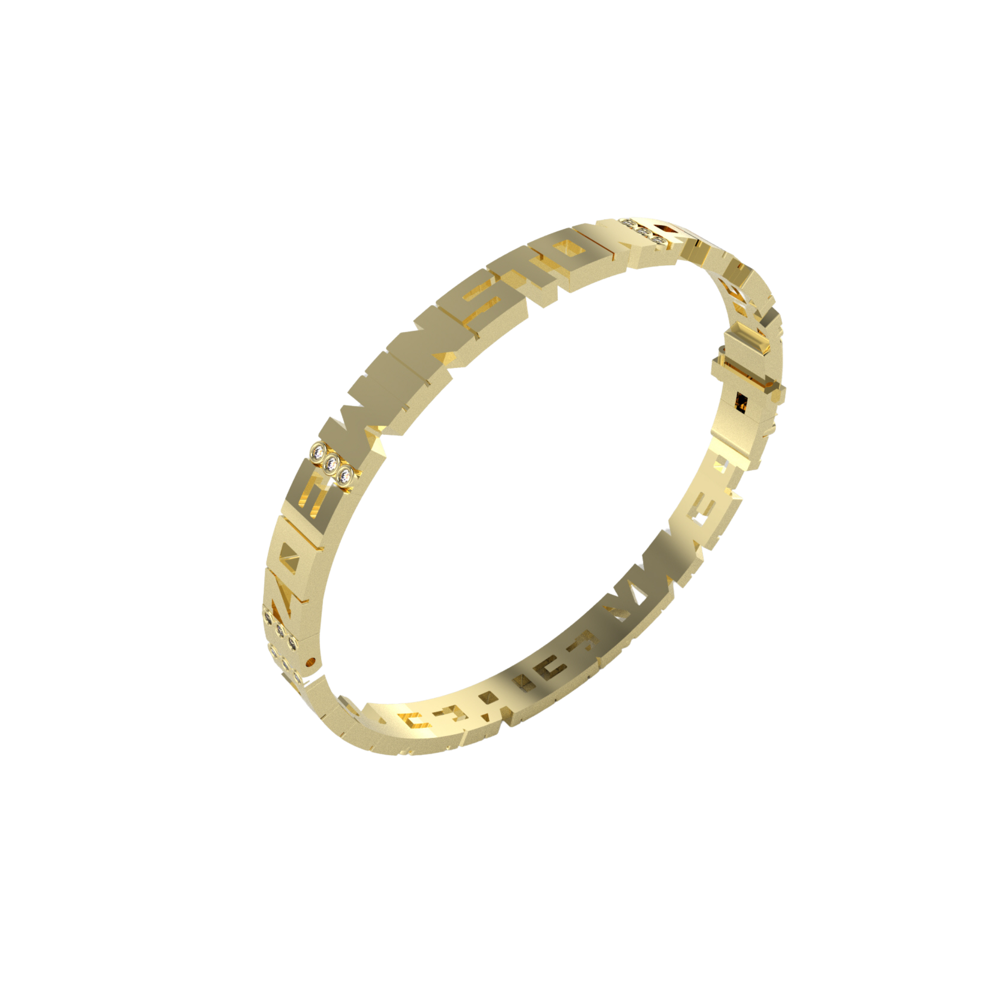 Block Name and Diamond Bangle – Milliard Diamond Concierge