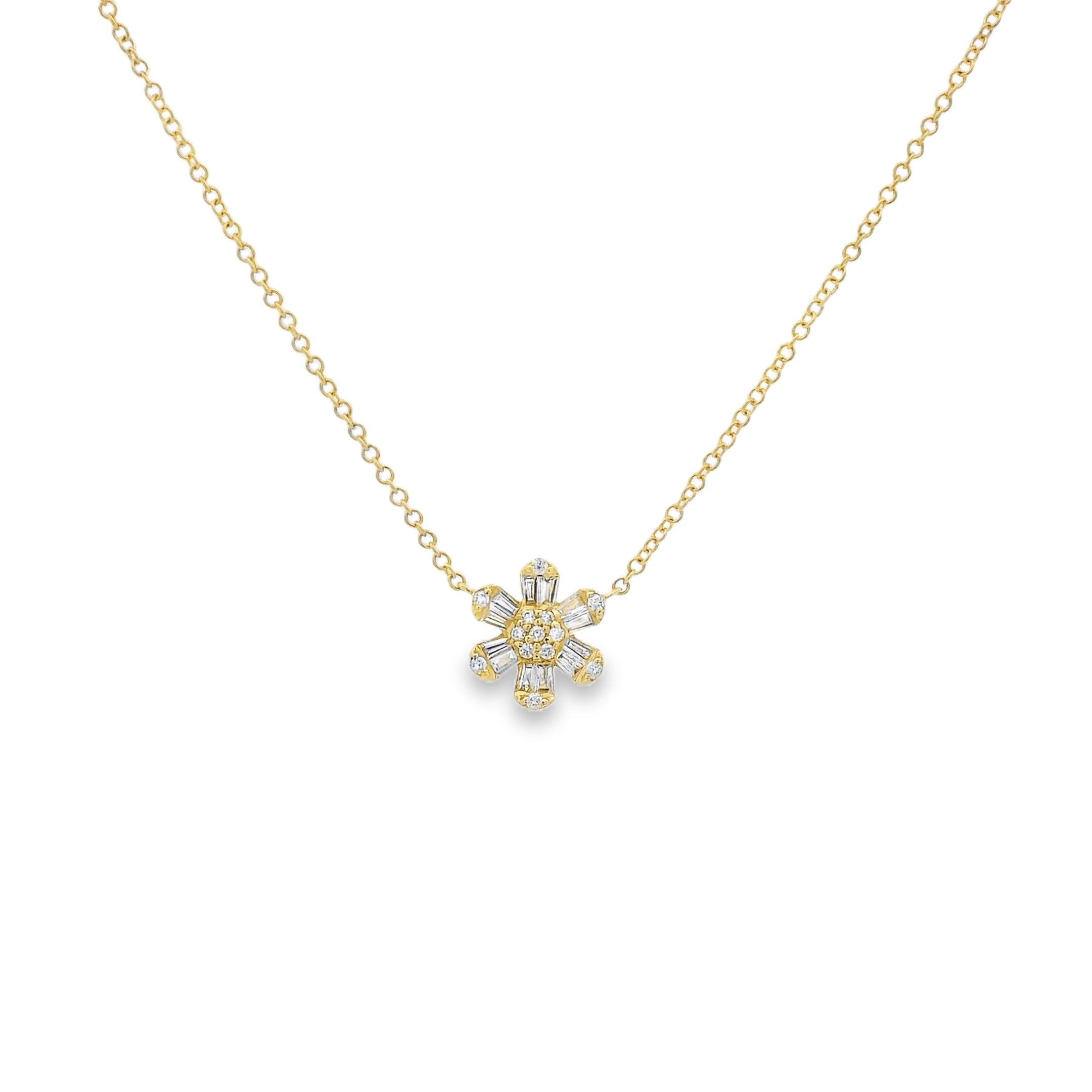 Single Station Flower Necklace – Milliard Diamond Concierge