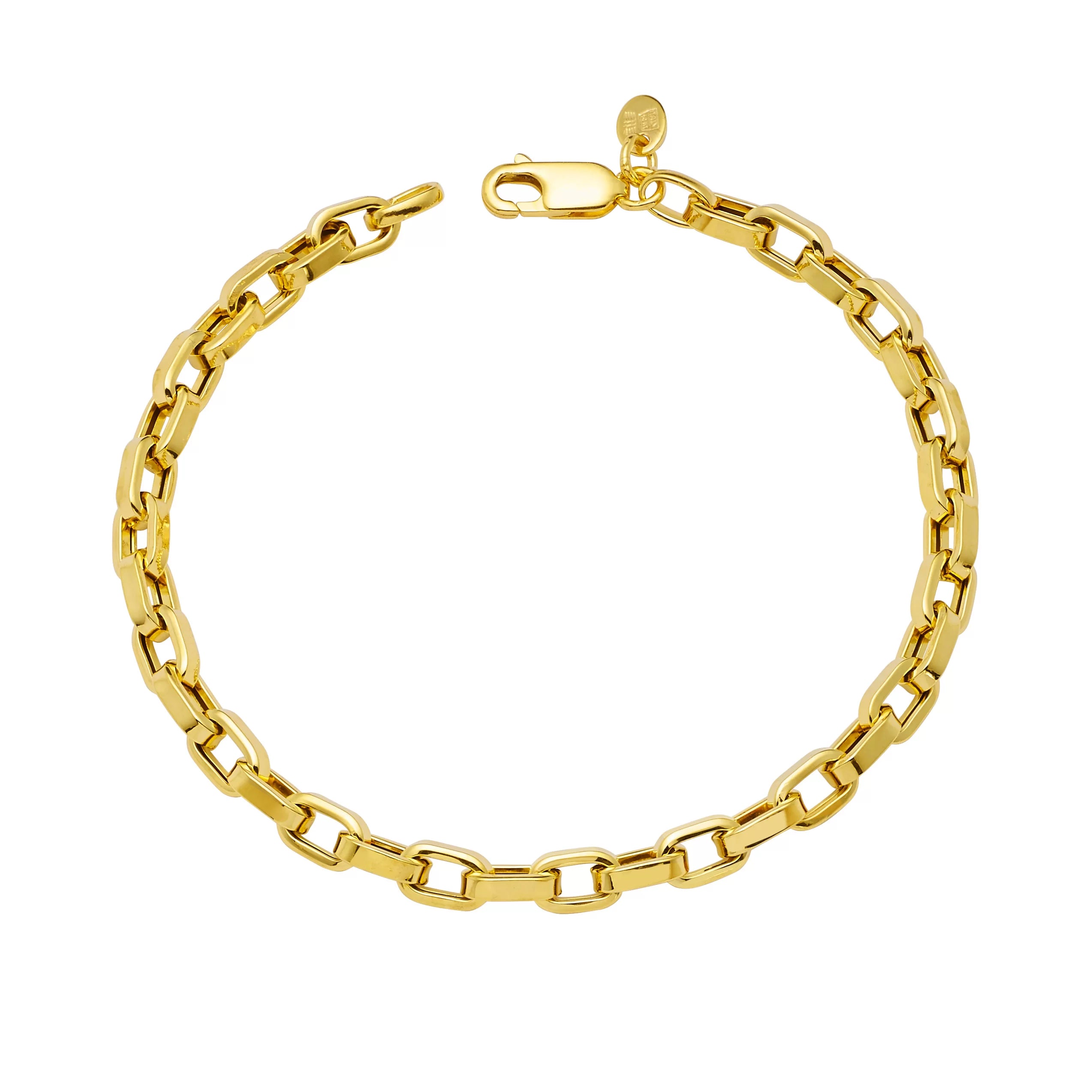 Flat Oval Link Bracelet – Milliard Diamond Concierge